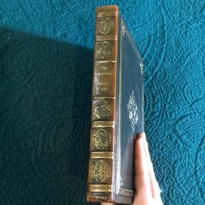 Accents | Embossed Leather Vintage Antique Book | Poshmark